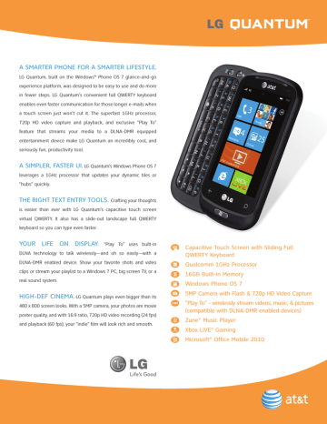 LG C900 Data Sheet | Manualzz