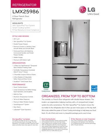 LG LMX25986SB Specification Sheet | Manualzz