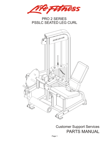 Life Fitness Pro 2 Series PSSLC User's Manual | Manualzz