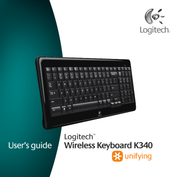 Logitech K340 Wireless Keyboard User's Guide | Manualzz