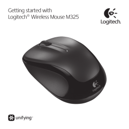 Logitech M325 - User manual, User Guide, Getting started guide