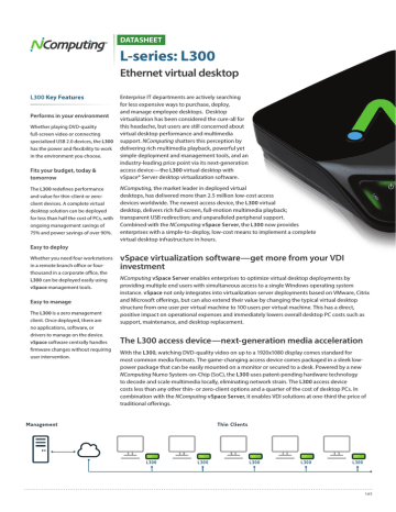 nComputing L-series L300 Datasheet | Manualzz