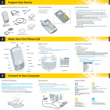 Palm Treo 755 User's Manual | Manualzz