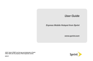 Sprint Express Mobile Hotspot User Guide | Manualzz