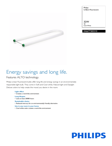 Philips 46677383510 Data Sheet | Manualzz