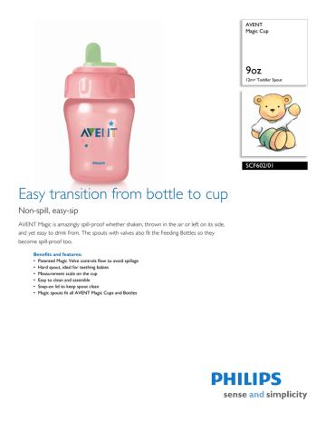 Philips AVENT Magic Cup SCF602/01 User Manual | Manualzz