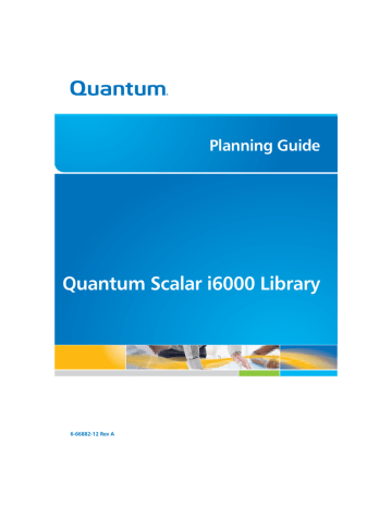 Quantum Scalar i6000 Library Planning Guide | Manualzz