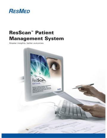 ResMed ResScan Patient Management System User Manual | Manualzz