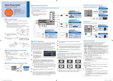 Samsung TV Quick Setup Guide | Manualzz