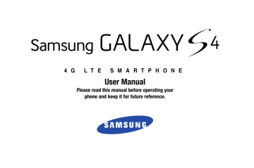 Samsung Galaxy S4 SCH-I545 User Manual | Manualzz