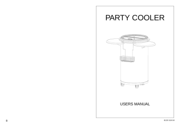 Party Cooler PC45X Users Manual | Manualzz