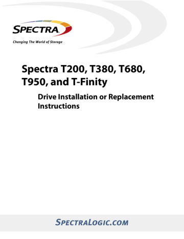 Spectra Logic T950 User's Manual | Manualzz