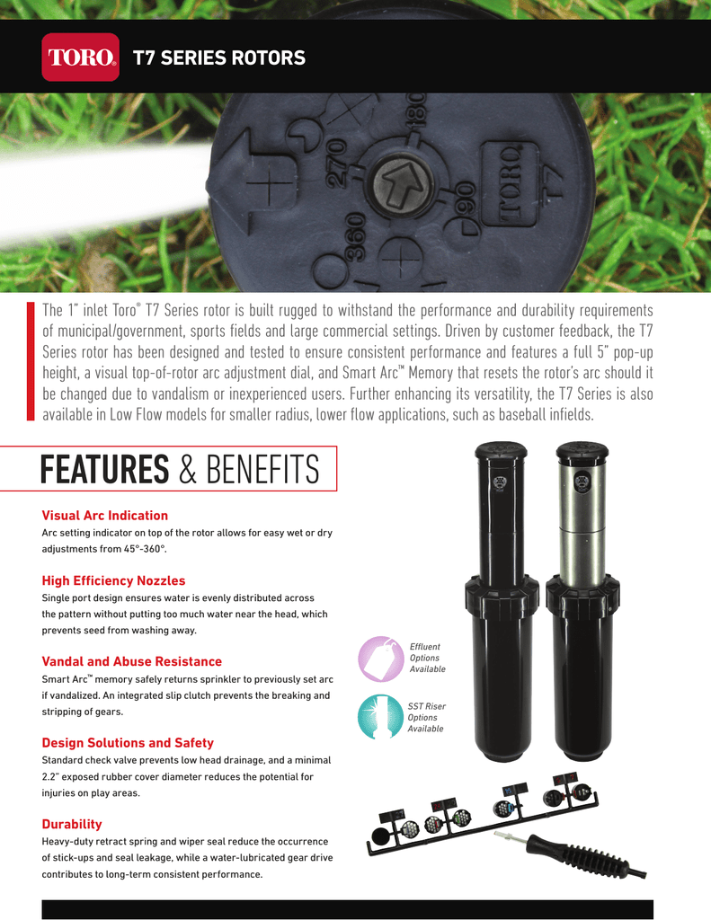 Up Close With The Toro T7 Series 1-inch Sprinkler Rotor , 59% OFF