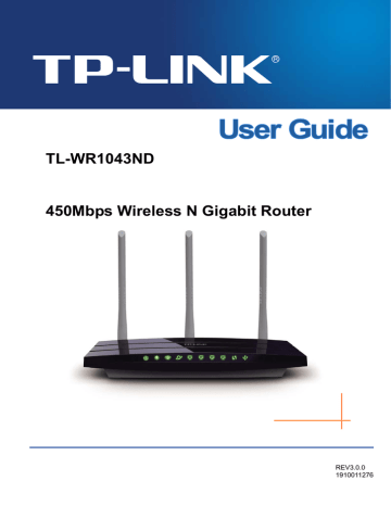 TP-LINK TL-WR1043ND User Guide | Manualzz