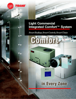 Trane VariTrac Dampers - Installation and Maintenance Manual ...