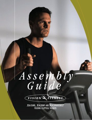 Vision Fitness X6100 Assembly Guide | Manualzz