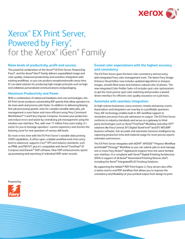 Xerox iGen4 Specifications | Manualzz