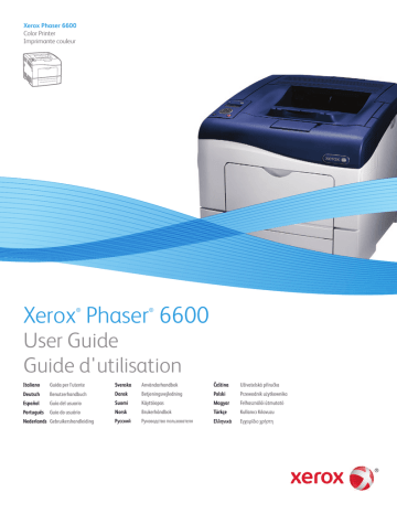 Xerox Phaser 6600 User guide | Manualzz