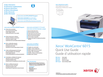 Xerox WorkCentre 6015 Quick Use Guide | Manualzz