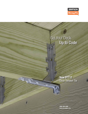 Simpson Strong-Tie DTT1Z Installation Guide - Read Online or Download ...