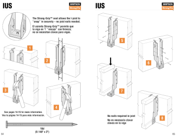 Simpson Strong-Tie IUS3.56/14 Installation Guide | Manualzz