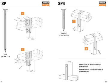 Simpson Strong-Tie SP6 Installation Guide | Manualzz