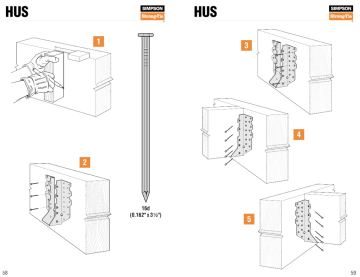 Simpson Strong-Tie HUS26 Installation Guide | Manualzz