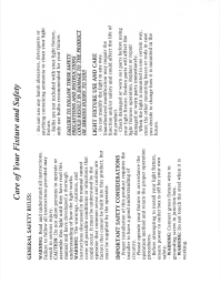 Maxim Lighting CLI-SH0245138 - User guide, Manual