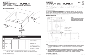 MUSTEE 11BN Instructions / Assembly | Manualzz