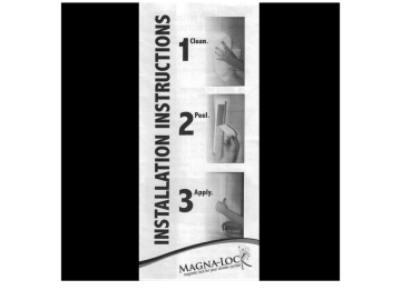 Magna Lock MAG-001 Installation Guide | Manualzz