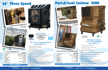 Port-A-Cool PAC2K363S Installation Guide | Manualzz