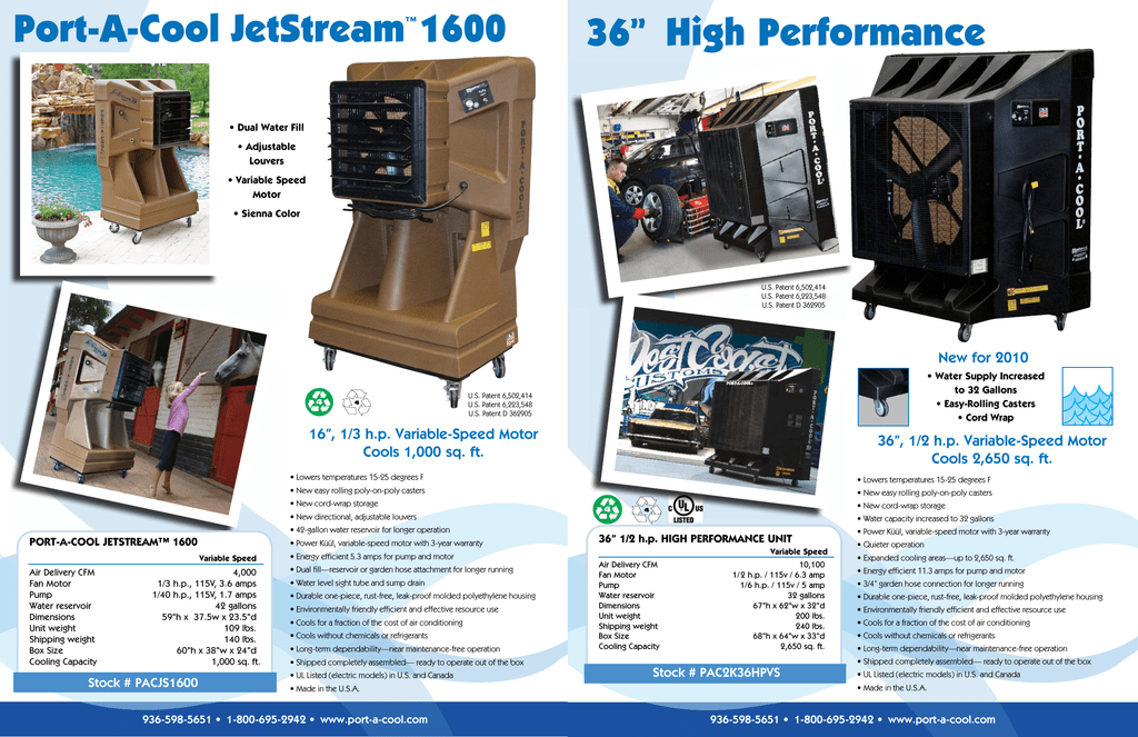 Port-A-Cool PAC2K36HPVS Installation guide | Manualzz