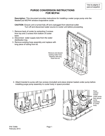 MasterCool 72314 Installation Guide | Manualzz