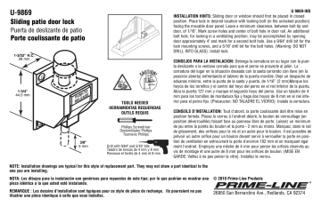 Prime-Line U 9869 Instructions / Assembly | Manualzz
