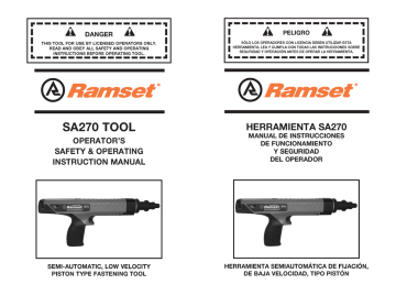 Ramset 07419 Instructions / Assembly | Manualzz