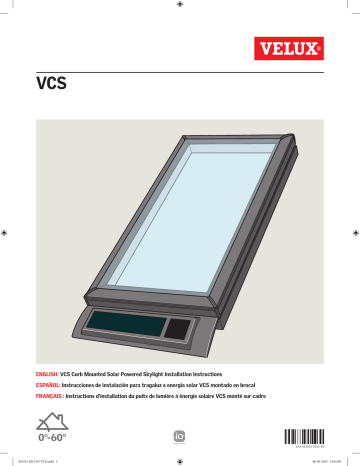 VELUX VCS 2246 2004 Installation Guide | Manualzz