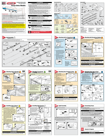 Genie 4062-TKNMV Installation and Operation Instructions | Manualzz