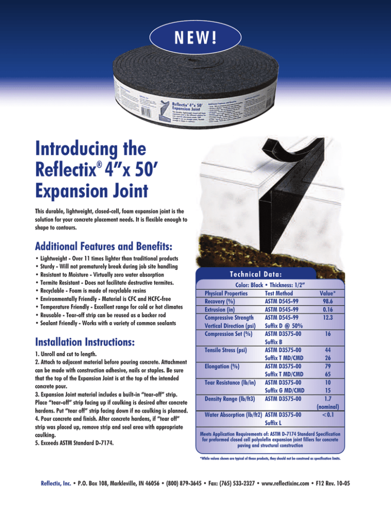 Reflectix EXP04050 Installation guide | Manualzz