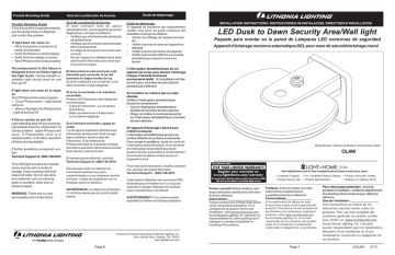 Lithonia Lighting OLAW23 53K 120 PE BZ Installation Guide | Manualzz