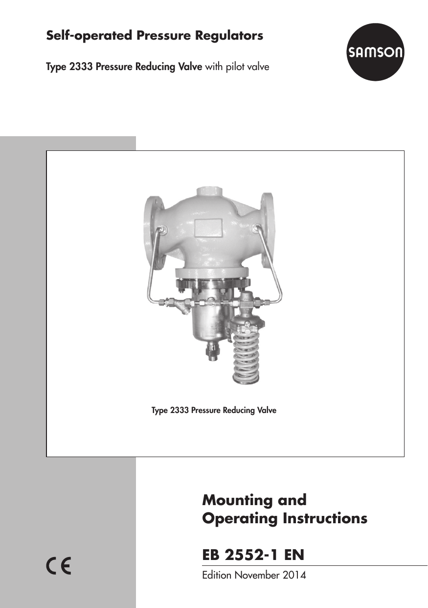 Samson 2333 series Mounting And Operating Instructions | Manualzz