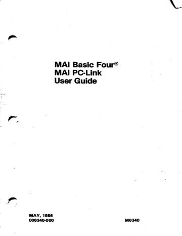 MAI PC-Link User Guide | Manualzz