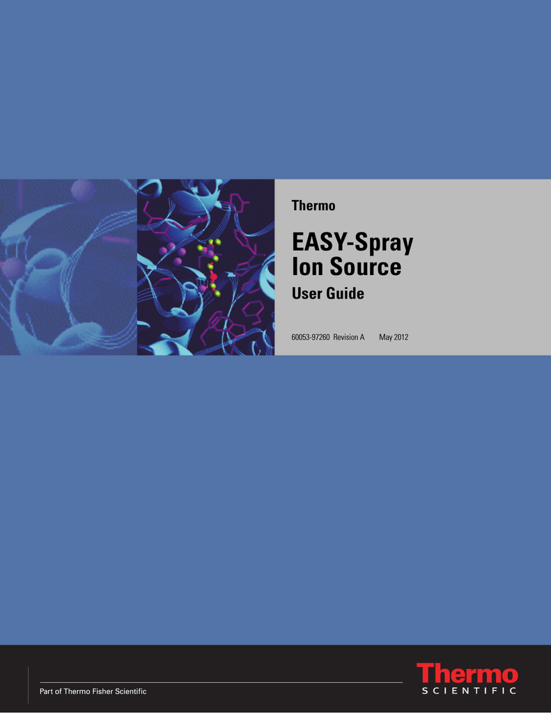 EASY-Spray Series Ion Source User Guide | Manualzz