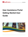 RedPrairie User Assistance Portal Getting Started User Guide | Manualzz