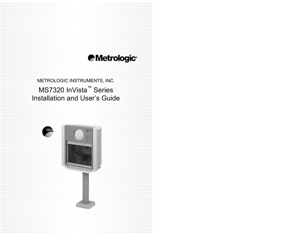 Metrologic MS7320 InVista Series Installation and User Manual | Manualzz