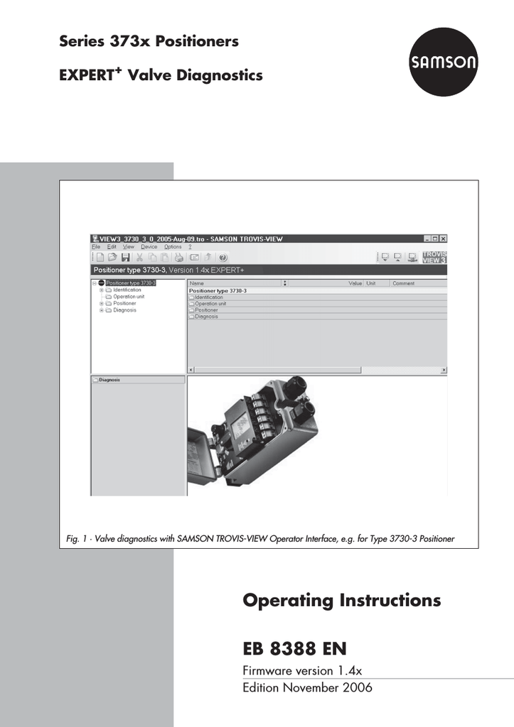 Samson 373 Series Operating Instructions Manual | Manualzz