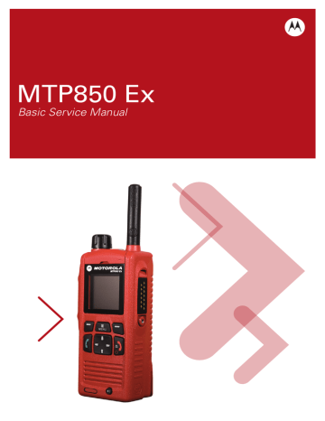 Motorola MTP850 Ex - Grundlegendes Servicehandbuch | Manualzz