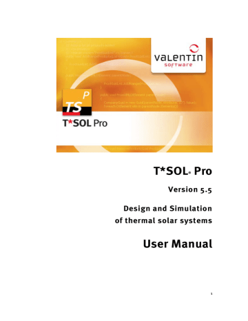 T*SOL Pro User Manual | Manualzz
