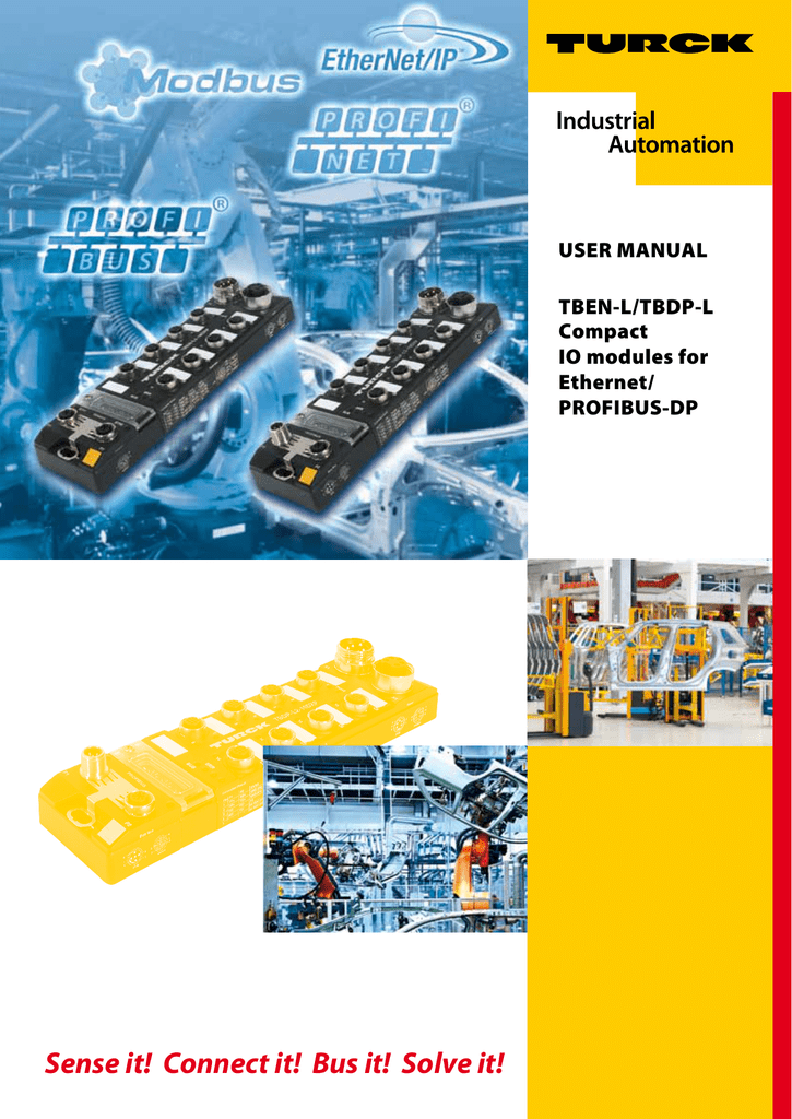 Turck TBEN-/TBDP Instructions for use | Manualzz