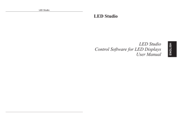 LED Display Control Software LED Studio User Manual | Manualzz