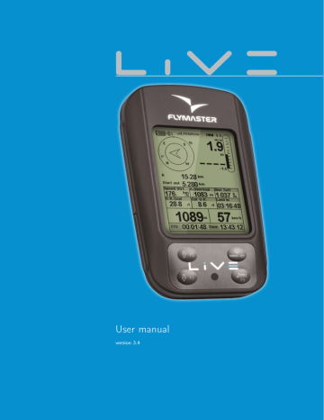 Flymaster LIVE User Manual | Manualzz